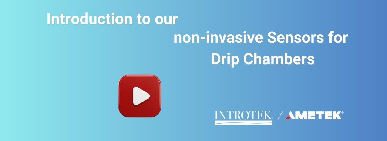Drip Chamber Ultrasonic Liquid Level Sensors